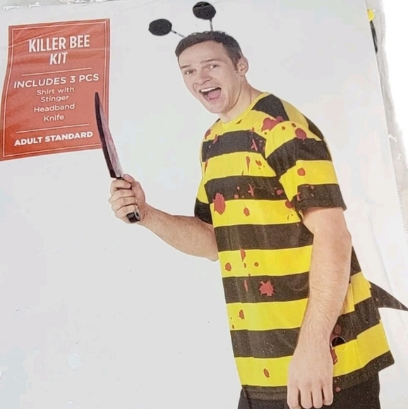 Party City | Other | New Adult Killer Bee Costume | Poshmark